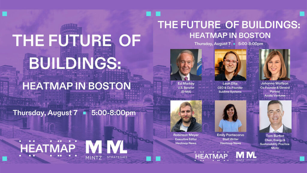 Johanna Wolfson speaking on a panel at Heatmap News’ The Future of ...